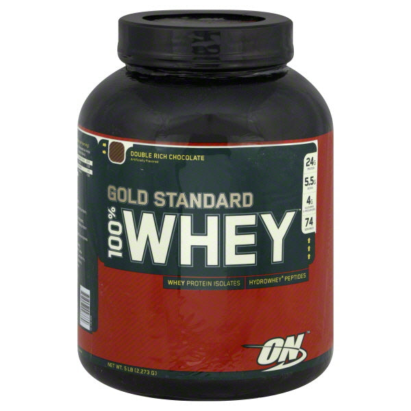 Optimum Nutrition Gold Standard 100% Whey Protein Powder Double Rich C ...