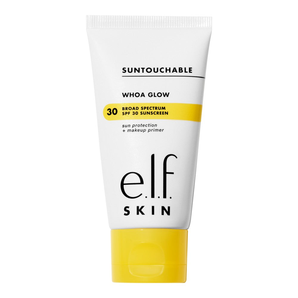 e.l.f. Skin Suntouchable Whoa Glow Sunscreen & Primer SPF 30 - Sunburs ...