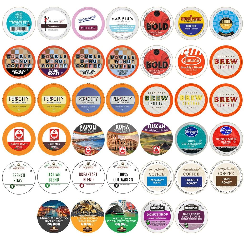 Perfect Samplers Variety Sampler Box Keurig K-Cup Coffee Pods, 40ct ...