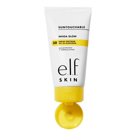 e.l.f. SKIN Suntouchable Whoa Glow Sunscreen & Primer - Sunburst - SPF ...