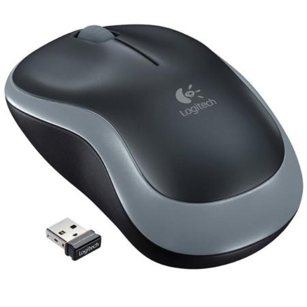 Logitech M185 Wireless Mouse 2.4GHz with USB Mini Receiver - Swift Gra ...
