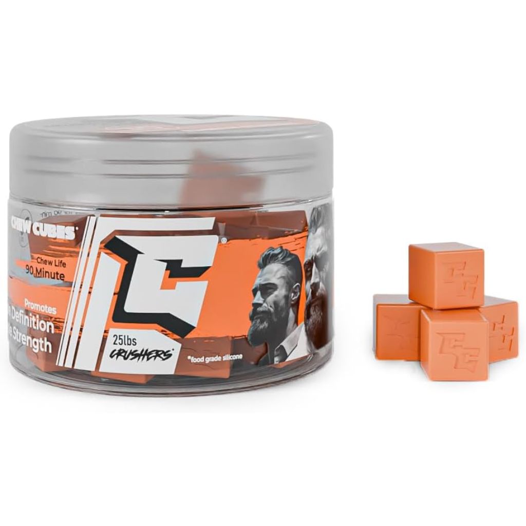 ChewCubes CRUSHERS for Jawline Definition and Muscle Strength - 25lbs ...