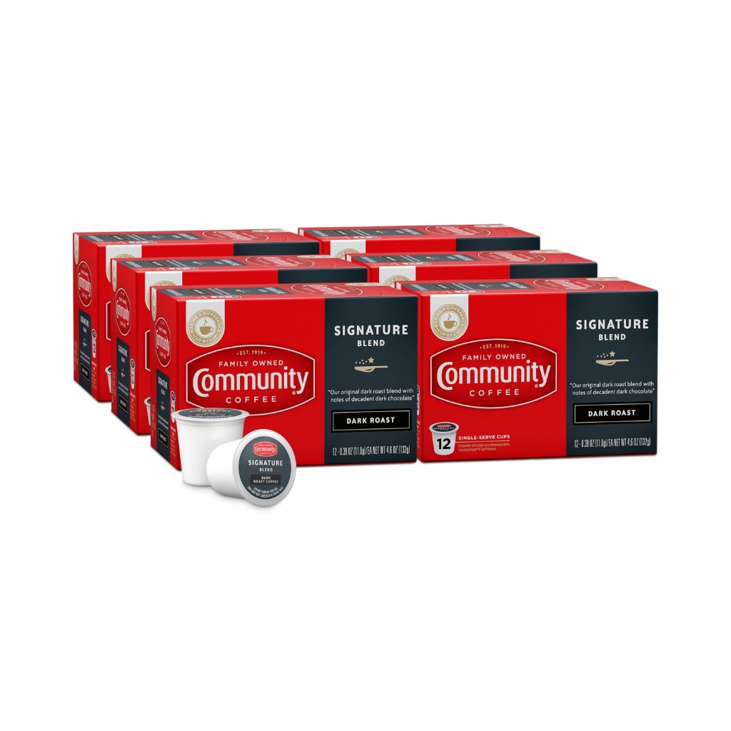 Community Coffee Signature Blend Dark Roast Coffee Single-Serve Cups 0 ...