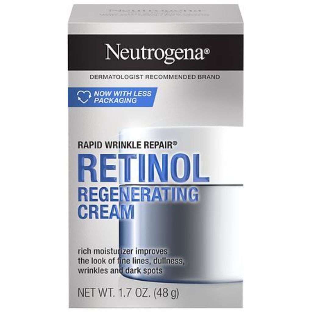 Neutrogena Rapid Wrinkle Repair Retinol Face Moisturizer with Hyaluron ...
