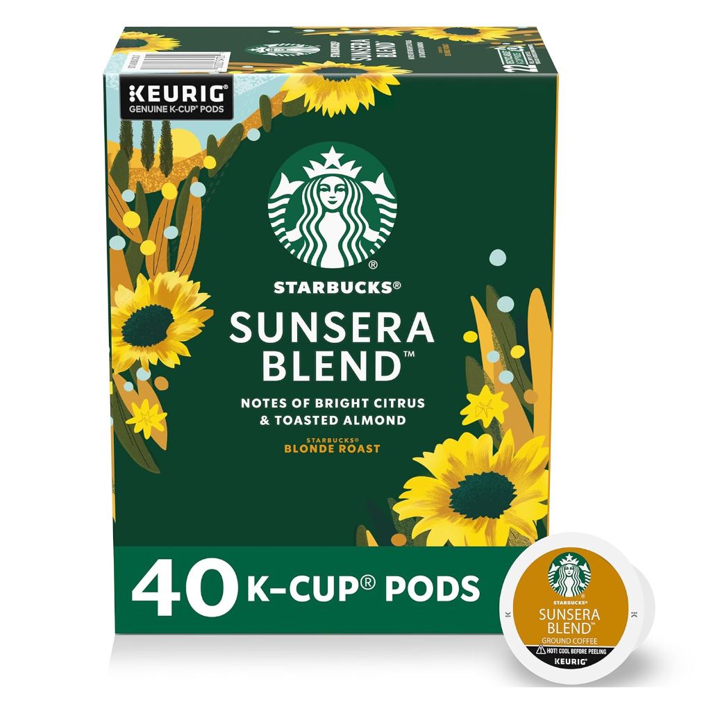 Starbucks Sunsera Blend 100% Arabica Coffee Pods, 1 Box (40 Pods ...