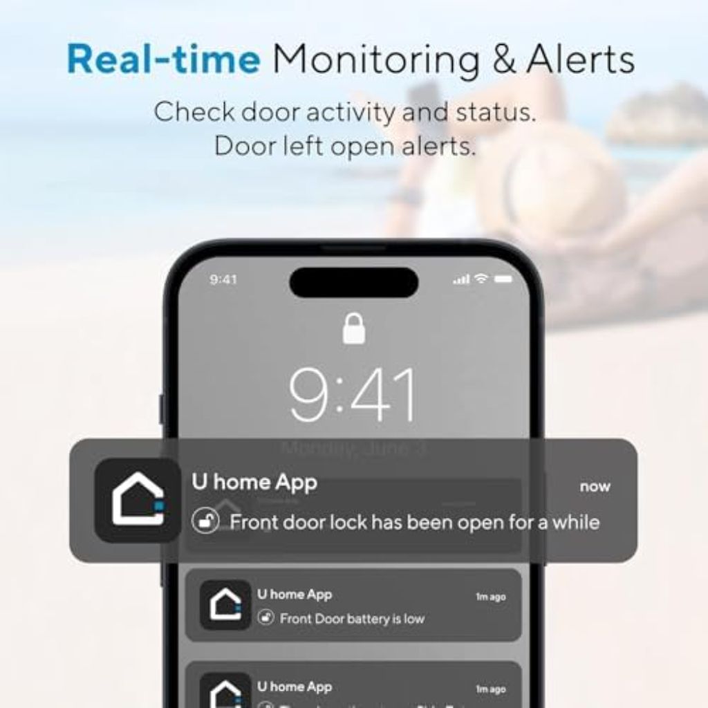 ULTRALOQ - Bolt NFC Smart Door Lock, Built-in WiFi Deadbolt 6-in-1 Key ...