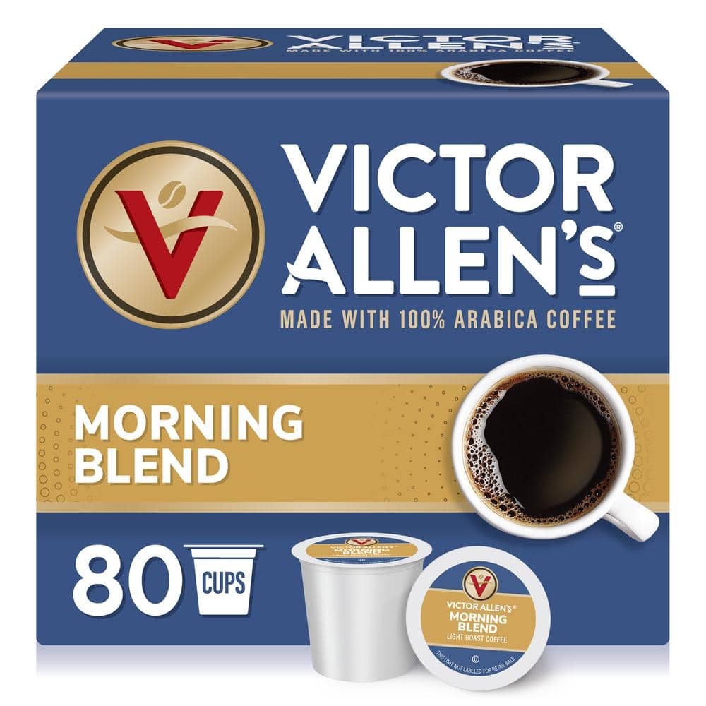Victor Allen's Coffee Morning Blend Light Roast Keurig K-Cup Coffee Po ...